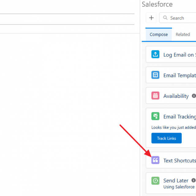 Quick text in outlook Twopir Consulting Salesforce Marketing